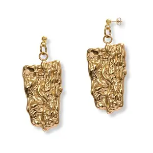 A WEATHERED PENNY Aster Studs - Gold