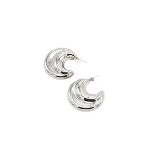 SITA NEVADO Moon Earrings - Silver