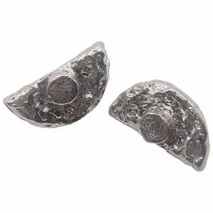 MOCA JEWELLERY Half Moon Earrings Sterling - Silver