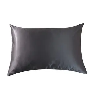 SOFT STROKES SILK Luxury Pure Mulberry Silk Pillowcase - Grey