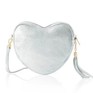 BETSY & FLOSS Venice Heart Bag - Silver
