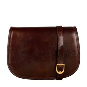 TIME RESISTANCE Leather Cross Body Bag Moonfleet