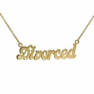 TRUE ROCKS 18kt Yellow Plated Divorced Necklace - Gold