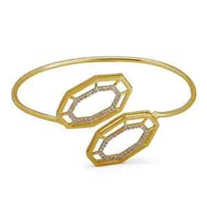 DHWANI BANSAL Adjustable Syra Bracelet With Zirconia - Gold