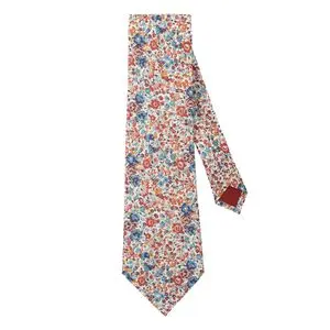 LE COLONEL Brick Emma Liberty Tie - Red