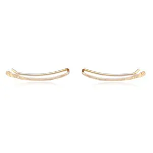 KIRI & BELLE Grace Climber Filled Earrings - Gold