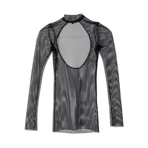 PALOMA LIRA Mesh Top - Black
