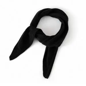 MY LITTLE NATURE Pure Cashmere Scarf Color Small Scarf For Her - Black