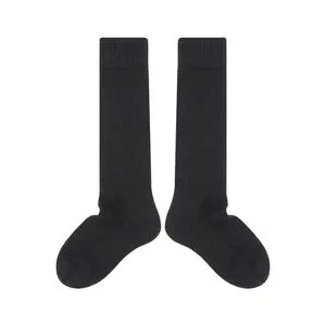 PEPER HAROW - MADE IN ENGLAND Wool Boot Socks Charcoal