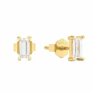 ESTERAH Baguette Studs - Gold