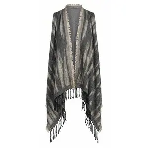Saachi Bailey Fringed Kimono Vest