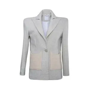 VESTIAIRE D'UN OISEAU LIBRE Neutrals Alpaca Wool Jacket - Gray