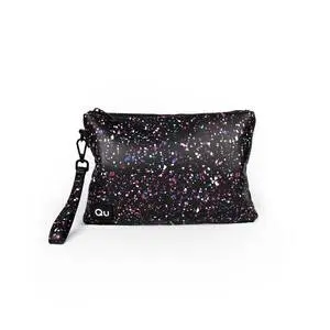 QU Pink Splashes Pouch