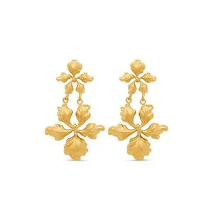 STEPHANIE BROWNE AUSTRALIA Miss Orchid Rd Earrings - Gold