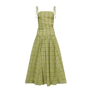 AMY LYNN Cher Alexa Check Puffball Dress