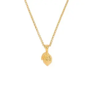 CLAIRE HILL DESIGNS Lemon Charm Necklace - Gold