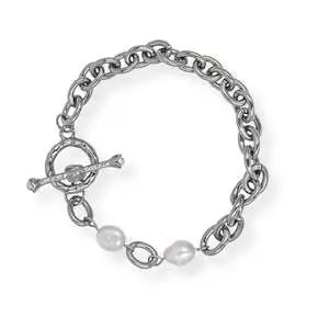 MARTINA ROZENBERG SMIRA JEWELRY Ondalyz Alchemist Chain Bracelet With Pearls - Silver