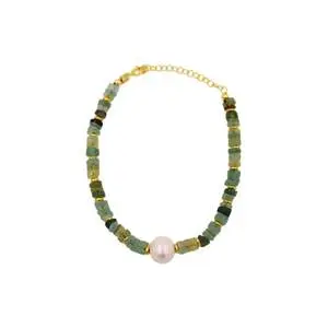 1610ISTANBUL Istanbulite Gemstone Bracelet - Gold