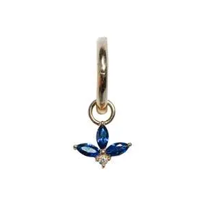 TALISMANIA JEWELRY Gold / Blue Starlight Vesper Huggie Charm