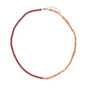 RIZE Red / Pink / Silver Coral Necklace
