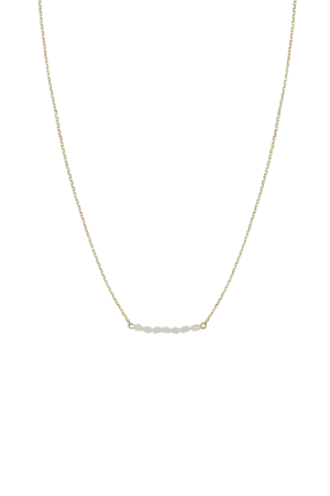 LISA&CO. Chain Moving Pearls - Silver