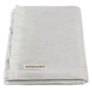 ALPACA LOCA Scarf/shawl Light Alpaca Wool - Grey