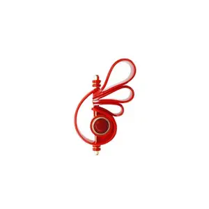 GISSA BICALHO Paisley Brooch With Glass Stone And Golden Finish