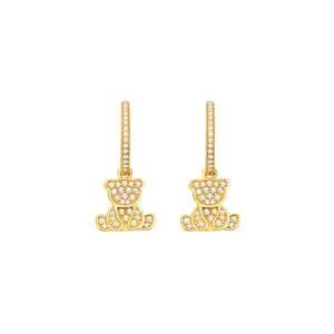 Arte Madrid Circus Bear Huggie Earrings