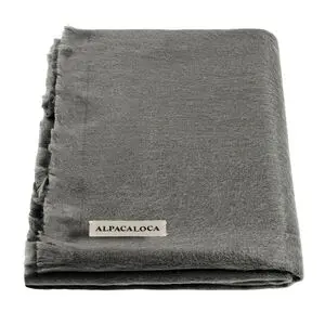 ALPACA LOCA Slim Scarf Dark - Grey
