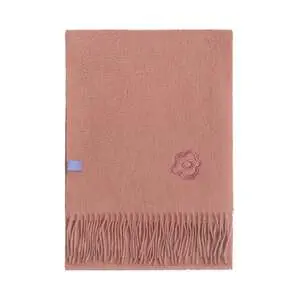 LOST PATTERN Lost In Warmth" Classic Cashmere Scarf Dusty Rose - Pink