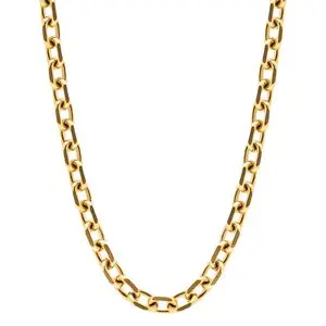 NIALAYA JEWELRY Round Cable Chain Necklace - Gold