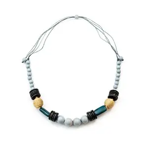 Likhâ Bombon Statet Necklace - Grey