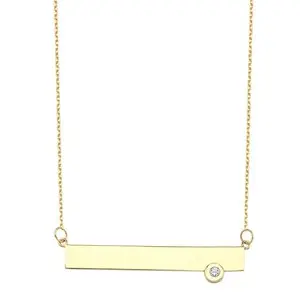 DIME TRIBE Plate Necklace - Gold
