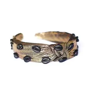 ADRIANA PAPPAS DESIGNS Shimmer Headband - Black