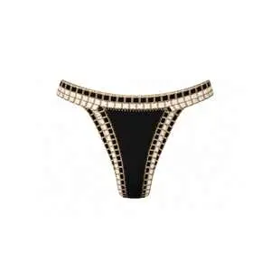 IVY SWIMWEAR Sophia In Midnight Velvet Bottoms - Black