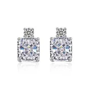 VIVIANA HALIL The Aria Earrings – Sterling Studs Crafted For Bold Femininity - Silver