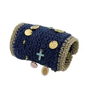HILO DE MAR Anna Bracelet With Charms - Blue