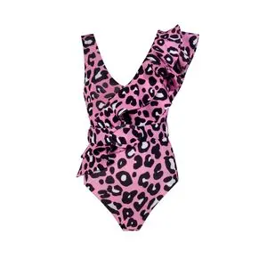 NUR KARAATA Lilac Leo Swimsuit - Pink