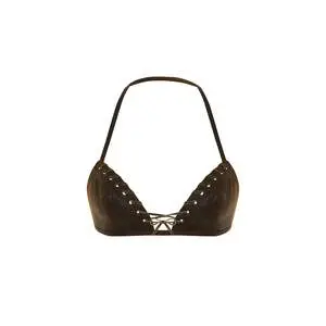 MAISON SEL Ginji Leather Bra