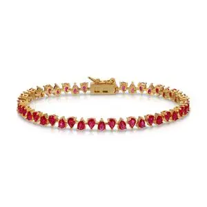 NATIVE GEM Duchess Bracelet- Ruby - Red