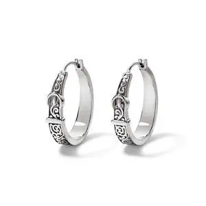 DÉCLARER Victorian Buckle Hoop Sterling - Silver