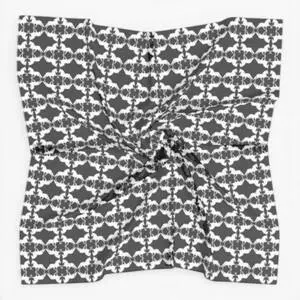 FORZA CAVALLO Mirror Horse Square Scarf - Black