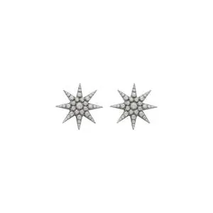 ZOË & MORGAN Morning Star Stud Earrings - Silver