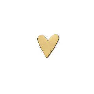 MAKE HEADS TURN En Metal Pin Little En Heart - Gold