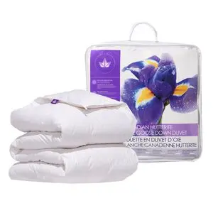 CANADIAN DOWN & FEATHER COMPANY Hutterite Goose Down Duvet, Regular Weight Twin / Single - White