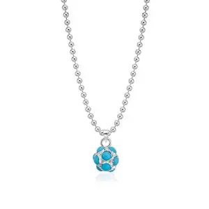 THE PHEIA Evil Eye Ball Necklace - Silver