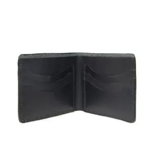 VIDA VIDA Luxe Leather Wallet For Cards - Black