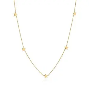 AUREE JEWELLERY Alta Gold Vermeil Star Necklace - Yellow