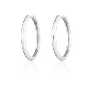 SCREAM PRETTY Perfect Hoop Earrings - Silver