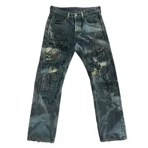 ZASTASTUDIO Carbon Clash Denim Pants